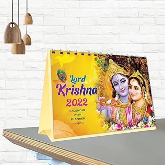 Krishna Desk/table Calendar with planner | Vivid Print India - Get Your ...